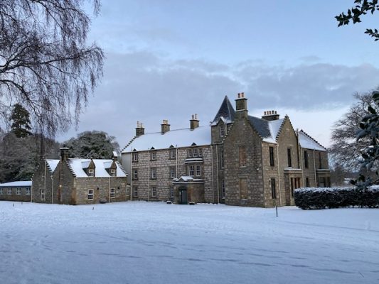 Fun in the Snow at Duffus Castle - Duffus Estate